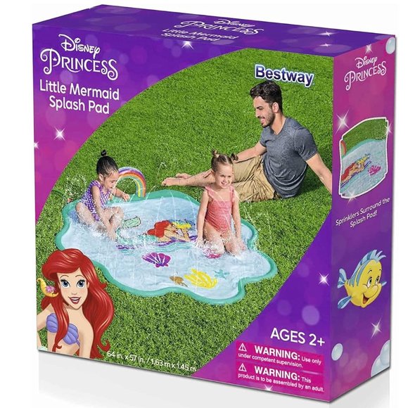 Bestway | Toys | Disney Princess Ariel The Little Mermaid Splash Pad ...